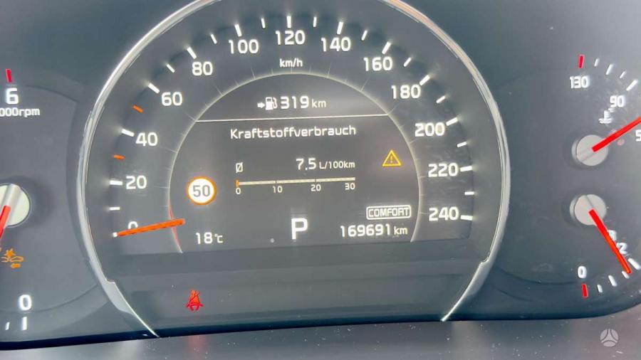 Серый Киа Соренто 2019 в Шяуляй, объемом двигателя 2.20 л и пробегом 170 тыс. км за 15850 €, фото 14 на AUTOMOTO.COM.LV