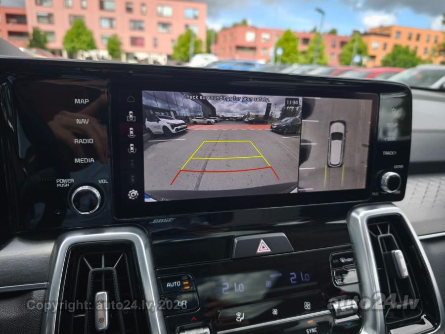 Pelēks Kia Sorento 2021 Tallina, ar dzinēja tilpumu 2.20 L un nobraukumu 87 tūkst. km par 32900 €, foto 17 vietnē AUTOMOTO.COM.LV