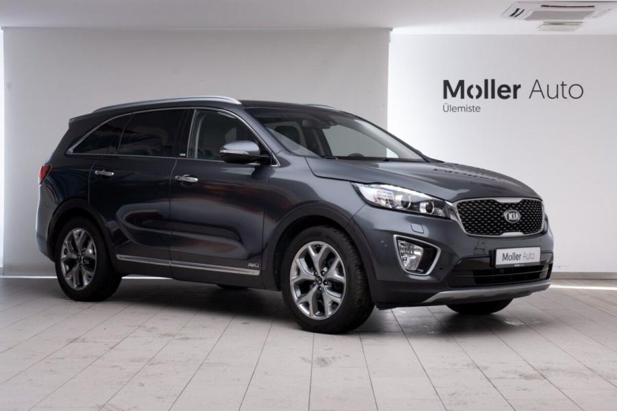 Pelēks Kia Sorento 2016 Peetri, ar dzinēja tilpumu 2.20 L un nobraukumu 141 tūkst. km par 20700 €, foto 3 vietnē AUTOMOTO.COM.LV