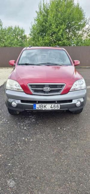 Red Kia Sorento 2004 in Vilnius, with an engine capacity of 2.49 L and mileage of 343 thousand km for 1200 €, photo 9 on AUTOMOTO.COM.LV