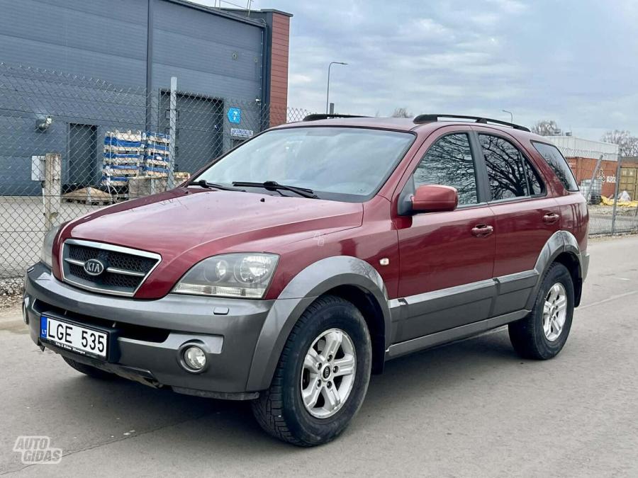 Sarkans Kia Sorento 2006 Šilutė, ar dzinēja tilpumu 2.50 L un nobraukumu 274 tūkst. km par 2500 €, foto 2 vietnē AUTOMOTO.COM.LV