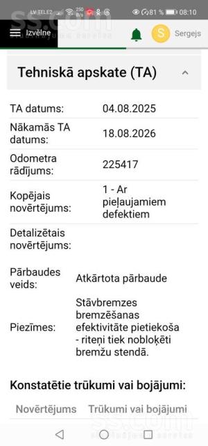 White Kia Sorento 2013 in Liepaja, with an engine capacity of 2.20 L and mileage of 227 thousand km for 9500 €, photo 17 on AUTOMOTO.COM.LV