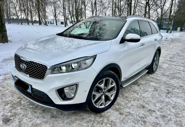 Balts Kia Sorento 2015 Tauragė, ar dzinēja tilpumu 2.20 L un nobraukumu 198 tūkst. km par 12200 €, foto 1 vietnē AUTOMOTO.COM.LV