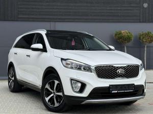 White Kia Sorento 2016 in Siauliai, with an engine capacity of 2.20 L and mileage of 177 thousand km for 15950 €, photo  on AUTOMOTO.COM.LV