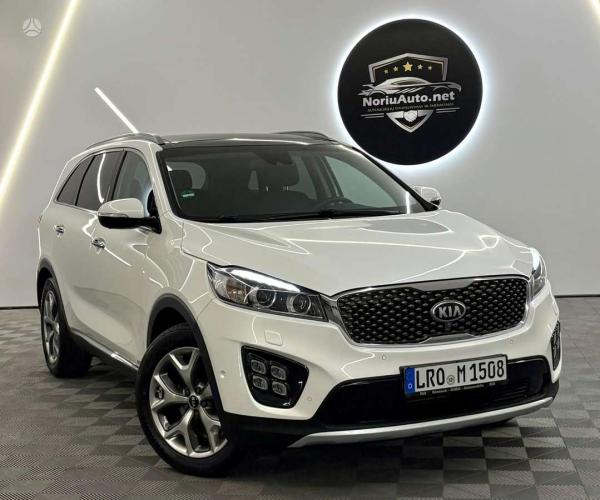 Balts Kia Sorento 2017 Marijampole, ar dzinēja tilpumu 2.20 L un nobraukumu 231 tūkst. km par 16999 €, foto  vietnē AUTOMOTO.COM.LV