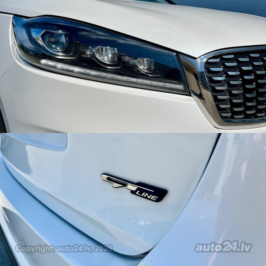 White Kia Sorento 2018 in Tallinn, with an engine capacity of 2.20 L and mileage of 0 thousand km for 19999 €, photo 21 on AUTOMOTO.COM.LV