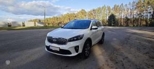 White Kia Sorento 2018 in Kaunas, with an engine capacity of 2.20 L and mileage of 194 thousand km for 16300 €, photo 6 on AUTOMOTO.COM.LV
