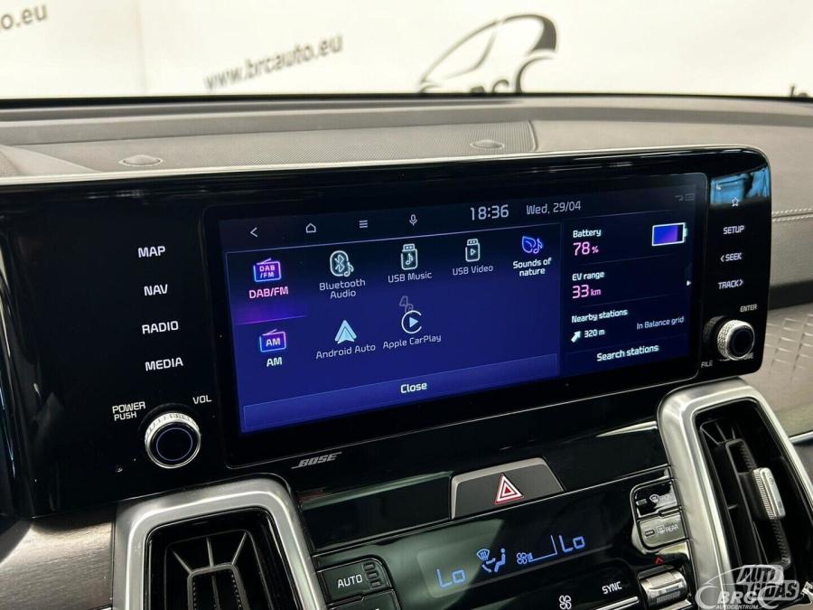 Balts Kia Sorento 2021 Avižieniai, ar dzinēja tilpumu 1.60 L un nobraukumu 54 tūkst. km par 32500 €, foto 22 vietnē AUTOMOTO.COM.LV