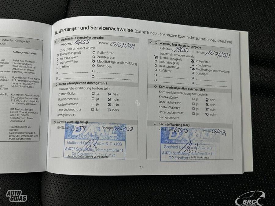 Белый Киа Соренто 2021 в Авиженяй, объемом двигателя 1.60 л и пробегом 54 тыс. км за 31900 €, фото 11 на AUTOMOTO.COM.LV