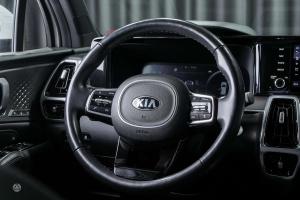 White Kia Sorento 2021 in Marijampole, with an engine capacity of 2.15 L and mileage of 76 thousand km for 31850 €, photo 20 on AUTOMOTO.COM.LV