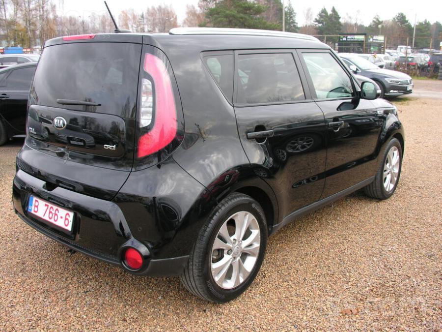 Melns Kia Soul 2015 Rīga, ar dzinēja tilpumu 1.60 L un nobraukumu 187 tūkst. km par 6950 €, foto 4 vietnē AUTOMOTO.COM.LV