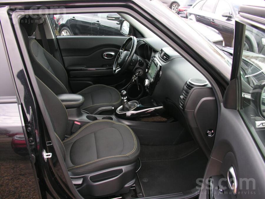 Melns Kia Soul 2015 Rīga, ar dzinēja tilpumu 1.60 L un nobraukumu 187 tūkst. km par 6950 €, foto 7 vietnē AUTOMOTO.COM.LV
