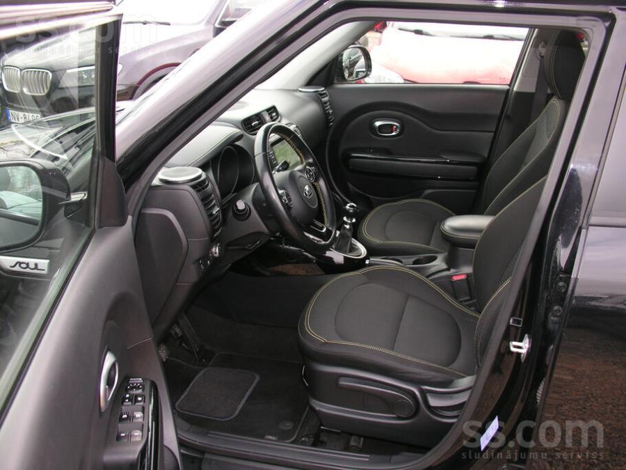 Melns Kia Soul 2015 Rīga, ar dzinēja tilpumu 1.60 L un nobraukumu 187 tūkst. km par 6950 €, foto 10 vietnē AUTOMOTO.COM.LV