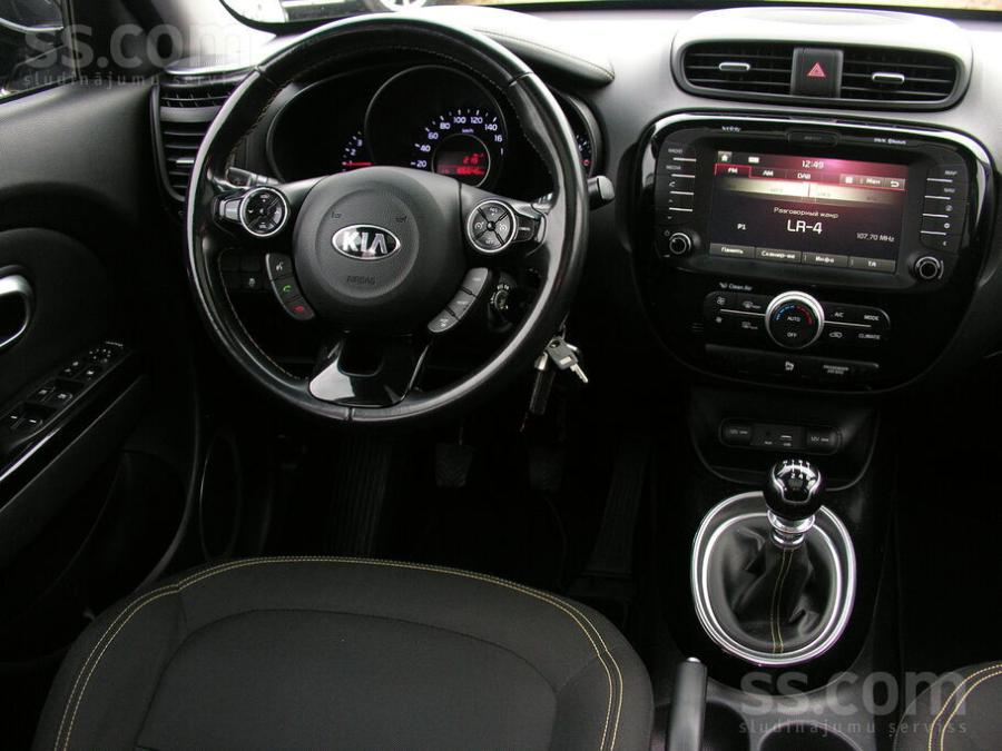 Melns Kia Soul 2015 Rīga, ar dzinēja tilpumu 1.60 L un nobraukumu 187 tūkst. km par 6950 €, foto 17 vietnē AUTOMOTO.COM.LV