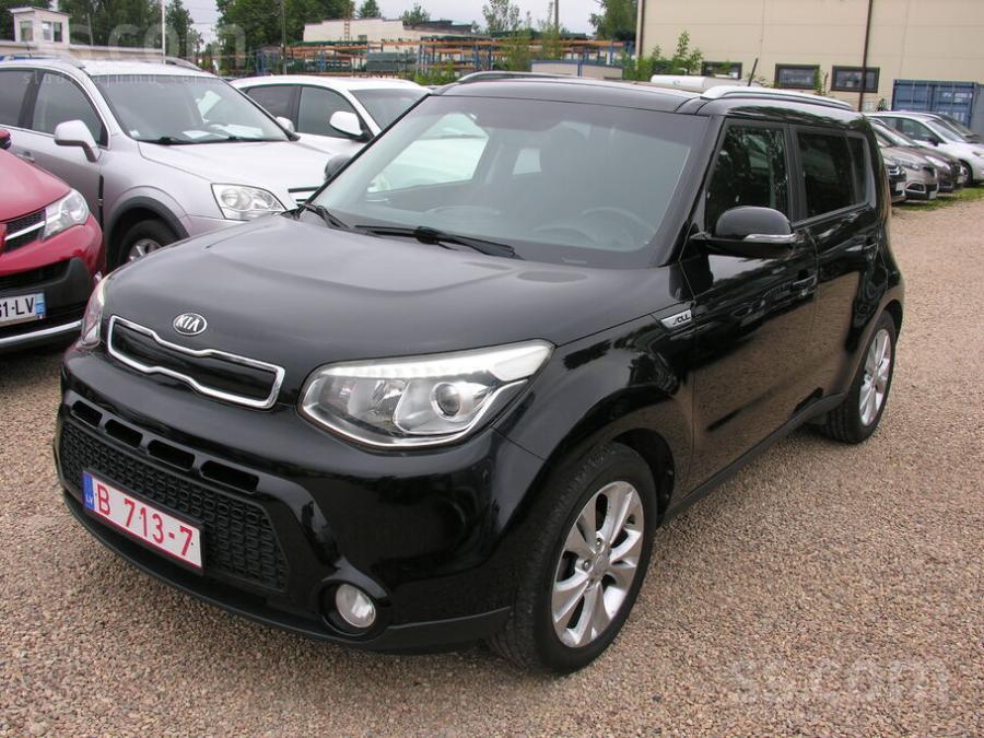 Melns Kia Soul 2015 Rīga, ar dzinēja tilpumu 1.60 L un nobraukumu 187 tūkst. km par 6950 €, foto 1 vietnē AUTOMOTO.COM.LV