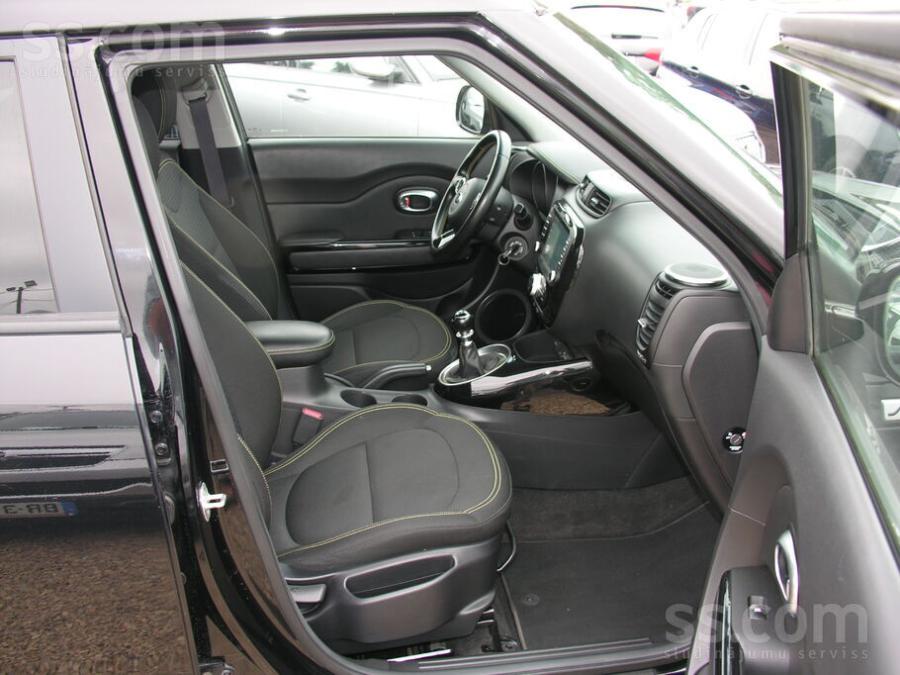 Melns Kia Soul 2015 Rīga, ar dzinēja tilpumu 1.60 L un nobraukumu 187 tūkst. km par 6950 €, foto 7 vietnē AUTOMOTO.COM.LV