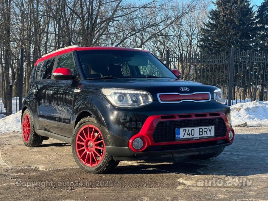 Black Kia Soul 2016 in Tallinn, with an engine capacity of 1.60 L and mileage of 174 thousand km for 9500 €, photo 1 on AUTOMOTO.COM.LV