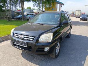 Melns Kia Sportage 2005 Marijampole, ar dzinēja tilpumu 1.99 L un nobraukumu 191 tūkst. km par 1950 €, foto  vietnē AUTOMOTO.COM.LV
