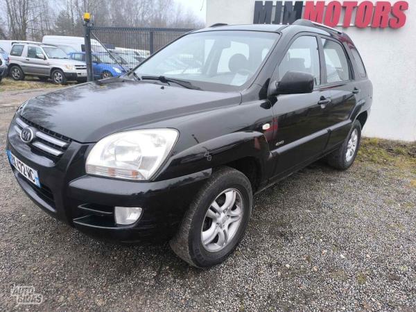 Melns Kia Sportage 2006 Kauņa, ar dzinēja tilpumu 2.00 L un nobraukumu 194 tūkst. km par 3250 €, foto 1 vietnē AUTOMOTO.COM.LV
