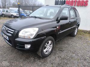 Melns Kia Sportage 2006 Kauņa, ar dzinēja tilpumu 2.00 L un nobraukumu 194 tūkst. km par 3250 €, foto  vietnē AUTOMOTO.COM.LV