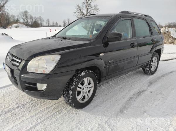 Черный Киа Sportage 2006 в Бауска, объемом двигателя 2.00 л и пробегом 246 тыс. км за 2600 €, фото 1 на AUTOMOTO.COM.LV