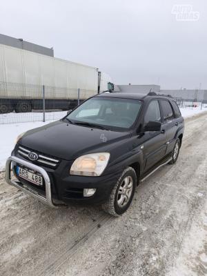 Black Kia Sportage 2007 in Kaunas, with an engine capacity of 2.70 L and mileage of 294 thousand km for 1999 €, photo  on AUTOMOTO.COM.LV