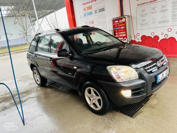 Black Kia Sportage 2007 in Klaipeda, with an engine capacity of 2.00 L and mileage of 272 thousand km for 2600 €, photo 5 on AUTOMOTO.COM.LV