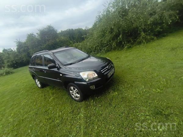 Melns Kia Sportage 2007 Liepāja, ar dzinēja tilpumu 2.00 L un nobraukumu 186 tūkst. km par 2000 €, foto 2 vietnē AUTOMOTO.COM.LV
