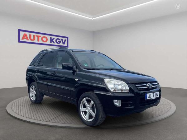 Black Kia Sportage 2007 in Vilnius, with an engine capacity of 2.00 L and mileage of 295 thousand km for 3499 €, photo 8 on AUTOMOTO.COM.LV