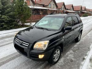 Black Kia Sportage 2008 in Klaipeda, with an engine capacity of 2.00 L and mileage of 240 thousand km for 1650 €, photo  on AUTOMOTO.COM.LV