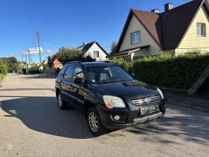 Melns Kia Sportage 2009 Jurbarkas, ar dzinēja tilpumu 1.99 L un nobraukumu 232 tūkst. km par 3200 €, foto  vietnē AUTOMOTO.COM.LV