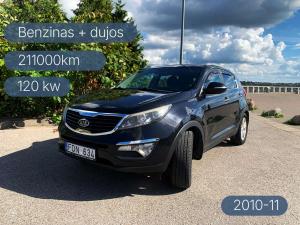 Kia Sportage 2010 Kauņa vietnē Melns Kia Sportage 2010 Kauņa, ar dzinēja tilpumu 2.00 L un nobraukumu 211 tūkst. km par 5280 €, foto 1 vietnē AUTOMOTO.COM.LV