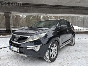 Black Kia Sportage 2013 in Riga, with an engine capacity of 2.00 L and mileage of 0 thousand km for 6990 €, photo  on AUTOMOTO.COM.LV