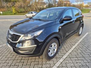 Black Kia Sportage 2013 in Saldus, with an engine capacity of 1.60 L and mileage of 228 thousand km for 8350 €, photo  on AUTOMOTO.COM.LV