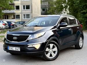 Black Kia Sportage 2013 in Kaunas, with an engine capacity of 2.00 L and mileage of 297 thousand km for 6000 €, photo  on AUTOMOTO.COM.LV