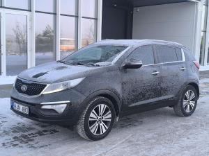 Black Kia Sportage 2014 in Vilnius, with an engine capacity of 2.00 L and mileage of 185 thousand km for 8000 €, photo  on AUTOMOTO.COM.LV