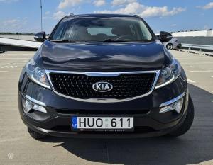 Black Kia Sportage 2015 in Vilnius, with an engine capacity of 2.00 L and mileage of 110 thousand km for 10900 €, photo  on AUTOMOTO.COM.LV