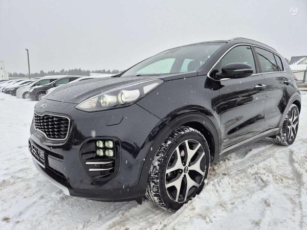 Черный Киа Sportage 2016 в Утена, объемом двигателя 2.00 л и пробегом 287 тыс. км за 12950 €, фото 1 на AUTOMOTO.COM.LV