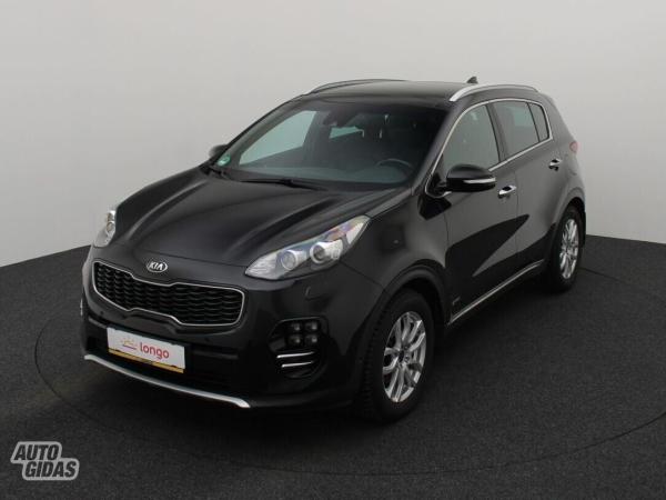 Black Kia Sportage 2016 in Vilnius, with an engine capacity of 2.00 L and mileage of 195 thousand km for 14899 €, photo 1 on AUTOMOTO.COM.LV