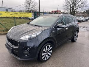 Black Kia Sportage 2016 in Riga, with an engine capacity of 1.70 L and mileage of 257 thousand km for 10950 €, photo  on AUTOMOTO.COM.LV