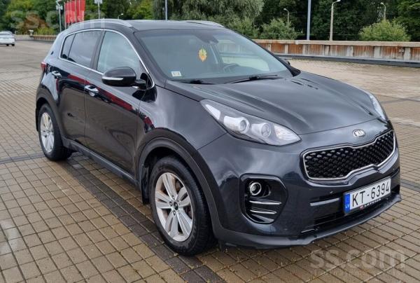 Black Kia Sportage 2017 in Riga, with an engine capacity of 1.70 L and mileage of 141 thousand km for 16000 €, photo 1 on AUTOMOTO.COM.LV