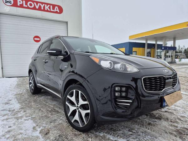 Black Kia Sportage 2017 in Raseiniai, with an engine capacity of 2.00 L and mileage of 128 thousand km for 13500 €, photo 5 on AUTOMOTO.COM.LV