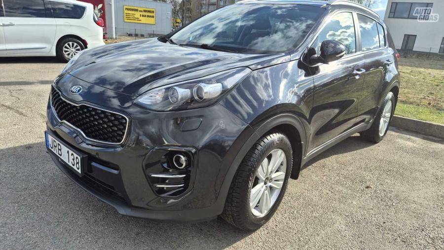 Melns Kia Sportage 2017 Kauņa, ar dzinēja tilpumu 1.70 L un nobraukumu 130 tūkst. km par 13300 €, foto 1 vietnē AUTOMOTO.COM.LV