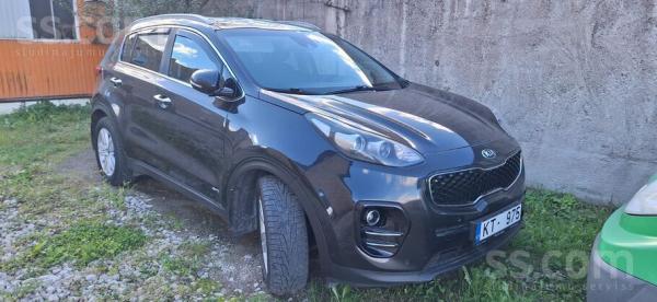 Черный Киа Sportage 2017 в Рига, объемом двигателя 2.00 л и пробегом 224 тыс. км за 8800 €, фото 1 на AUTOMOTO.COM.LV