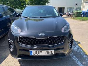 Black Kia Sportage 2017 in Vilnius, with an engine capacity of 1.59 L and mileage of 30 thousand km for 14200 €, photo  on AUTOMOTO.COM.LV