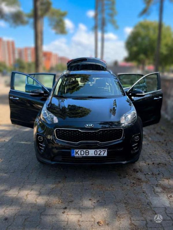 Черный Киа Sportage 2017 в Клайпеда, объемом двигателя 1.69 л и пробегом 124 тыс. км за 15999 €, фото 1 на AUTOMOTO.COM.LV