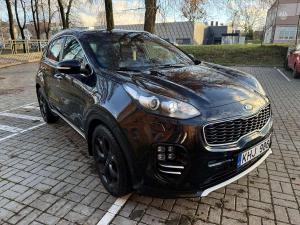 Melns Kia Sportage 2018 Viļņa, ar dzinēja tilpumu 2.00 L un nobraukumu 80 tūkst. km par 17450 €, foto  vietnē AUTOMOTO.COM.LV