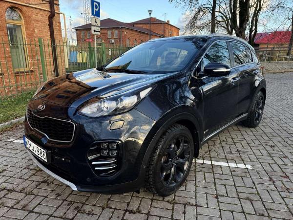 Black Kia Sportage 2018 in Vilnius, with an engine capacity of 2.00 L and mileage of 80 thousand km for 17450 €, photo 2 on AUTOMOTO.COM.LV