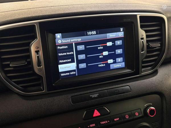 Black Kia Sportage 2018 in Marijampole, with an engine capacity of 1.69 L and mileage of 106 thousand km for 14999 €, photo 4 on AUTOMOTO.COM.LV