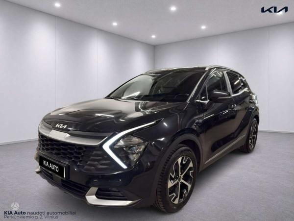 Black Kia Sportage 2022 in Vilnius, with an engine capacity of 1.60 L and mileage of 91 thousand km for 21900 €, photo 1 on AUTOMOTO.COM.LV
